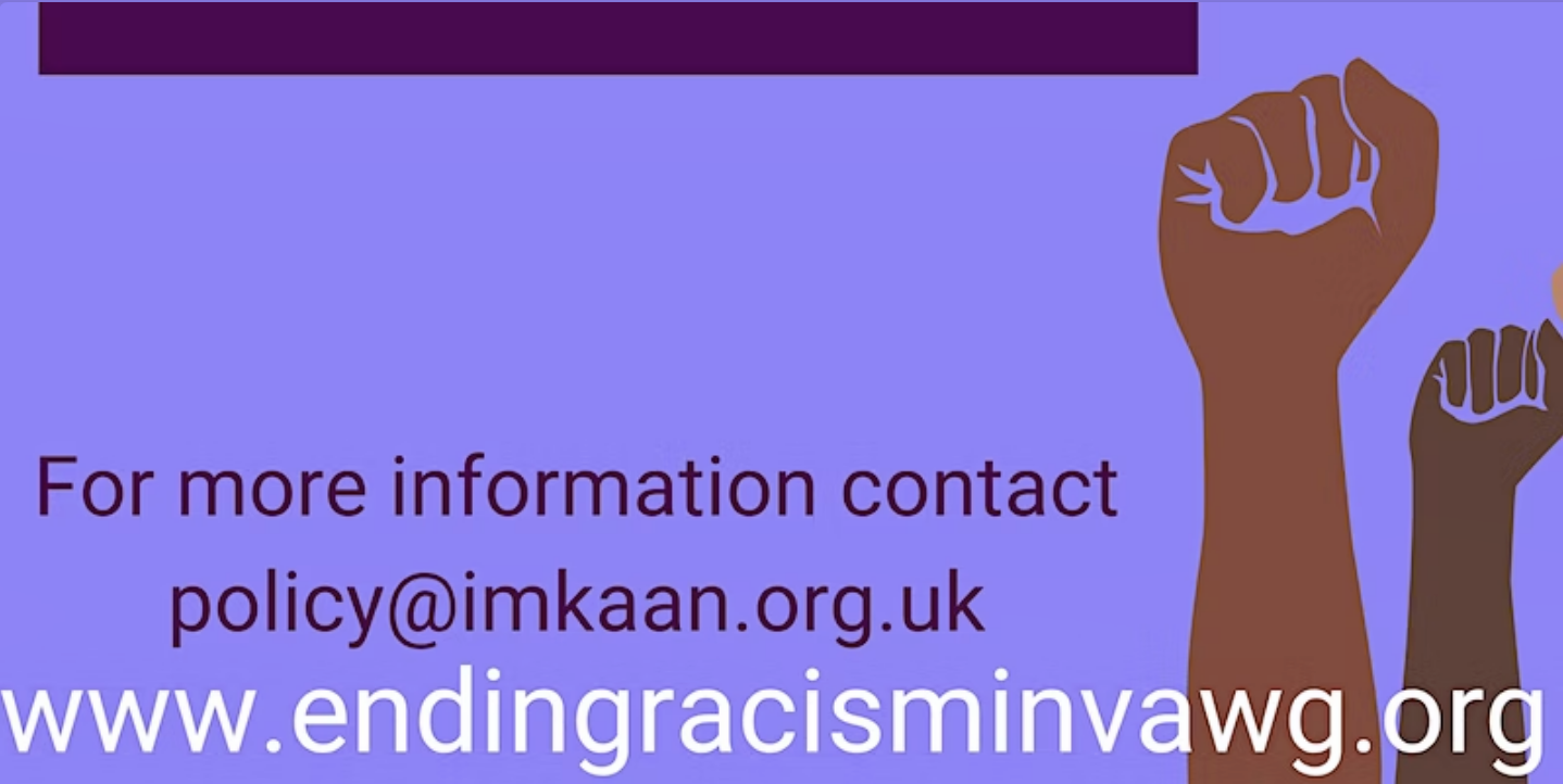 Anti-racism workshop - NIA | Ending Violence Against Women and Girls